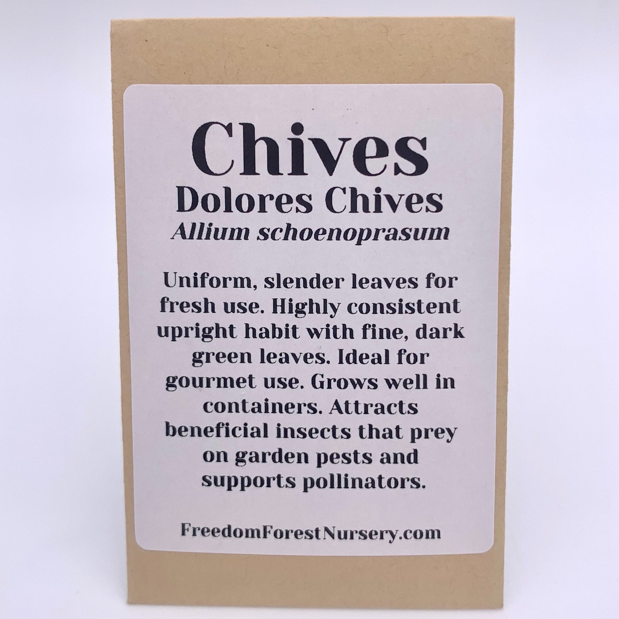 Dolores Chives seeds | Freedom Forest Nursery